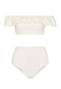 white-eyelet-off-shoulder-ruffle-bikini