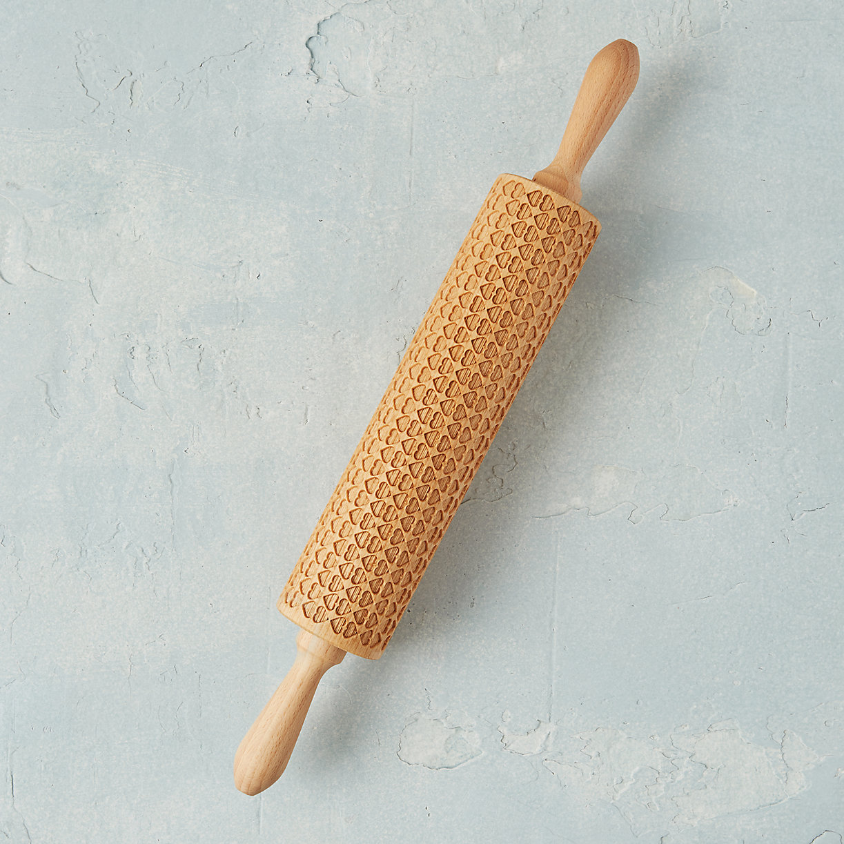 heart-print-rolling-pin