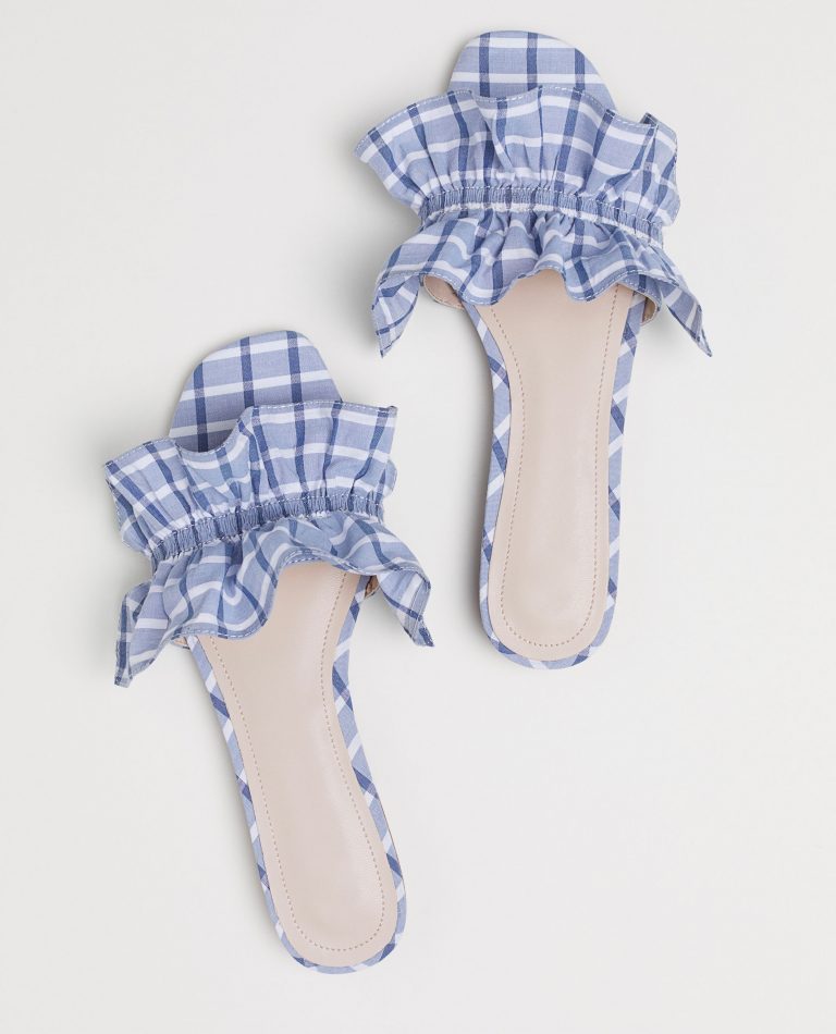 The Daily Hunt: $30 Ruffled Plaid Slides and More!