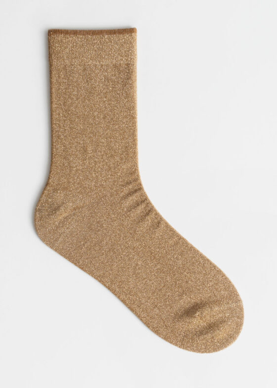 gold-glitter-ankle-socks