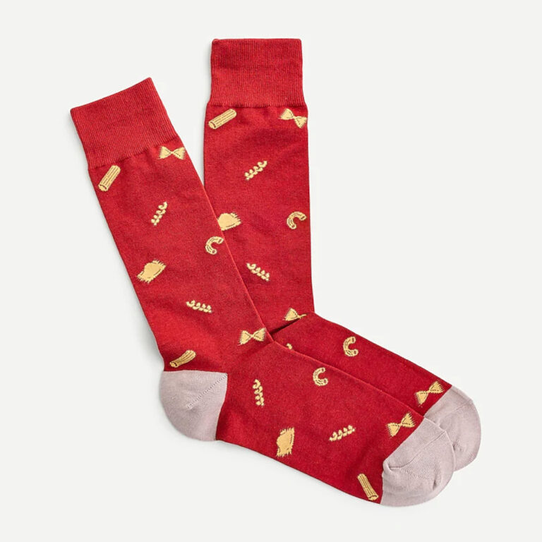 red-pasta-socks - Katie Considers