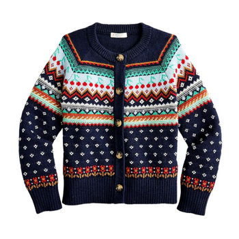girls-cherry-fair-isle-cardigan-sweater