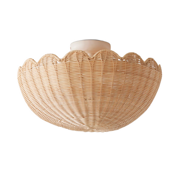scalloped-rattan-wicker-flushmount-ceiling-light